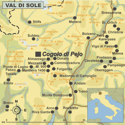 Przewodnik Cogolo di Pejo, Włochy zimą * narty, snowboard, noclegi, trasy